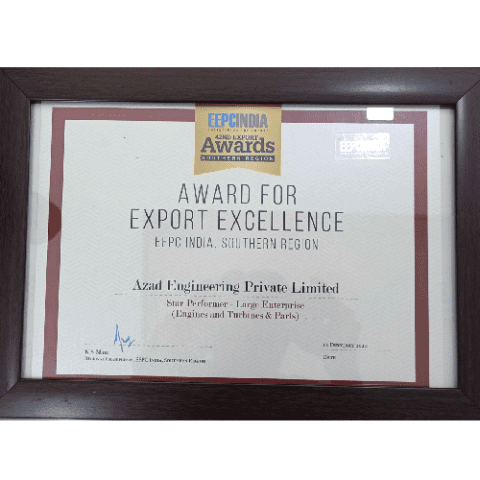 Awards - AZAD ENGINEERING LIMITED